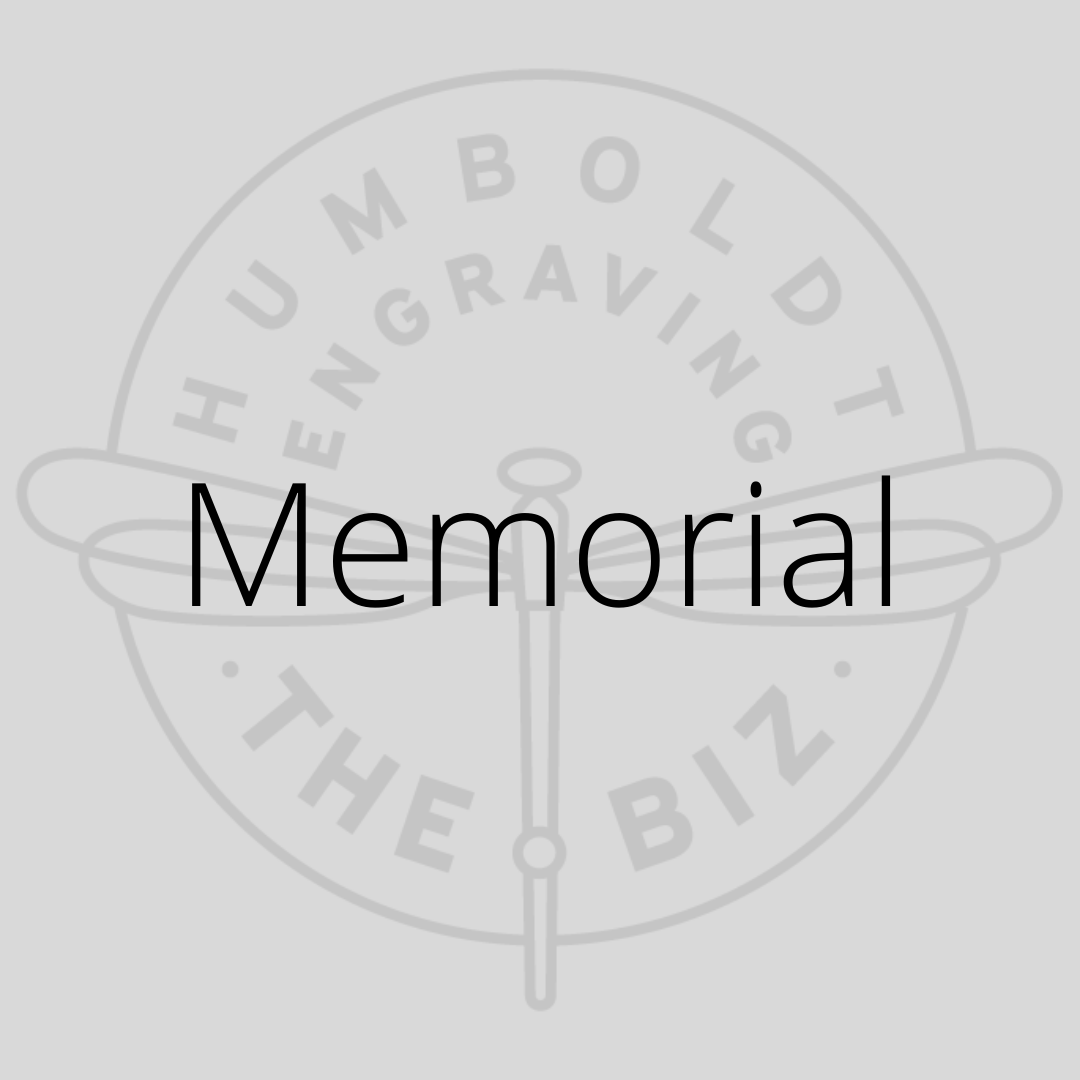 Personalized Engraved Memorial Gifts Iowa at Humboldt Engraving & Gifts LLC